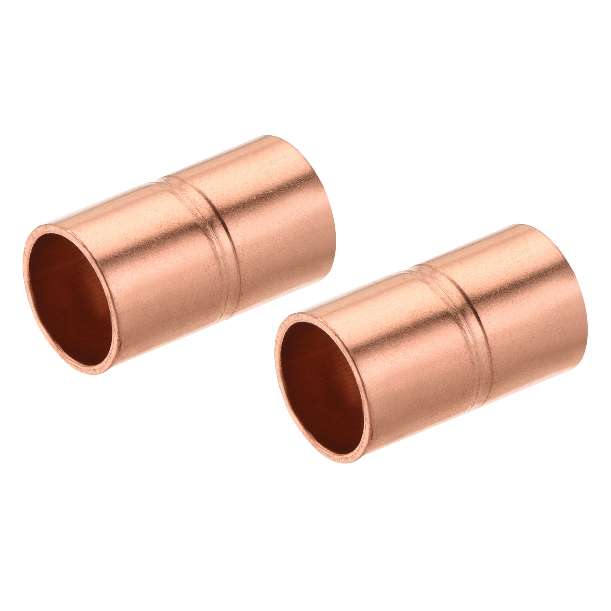 Uxcell Straight Copper Coupling Fittings, 5/16 Inch ID Welding Joint ...
