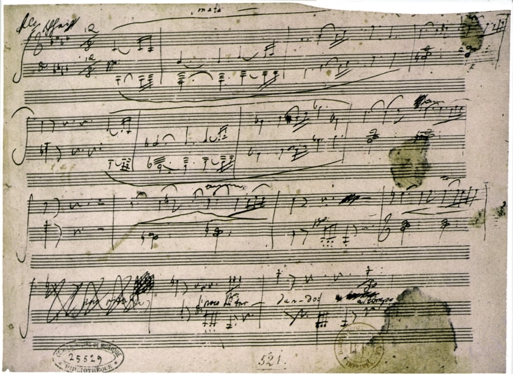 Sheet music beethoven original manuscript - kotipipe