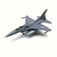 1:100 Scale Metal F-16C Fighter Jet Model, Diecast Military Aircraft ...