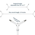 Adjustable Bed Sheet Straps, 2 PCS Durable Sheet Holder with Metal ...