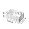LEFTHIGH Home Desktop Folding Storage Basket Snack Stationery Sorting ...