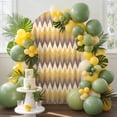 Arch Backdrop Cover 7.2 ft Yellow Brown Boho Arch Backdrop Stretch ...