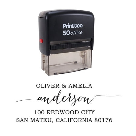 Printtoo Personalized Self Inking Wedding Reception Custom Return ...