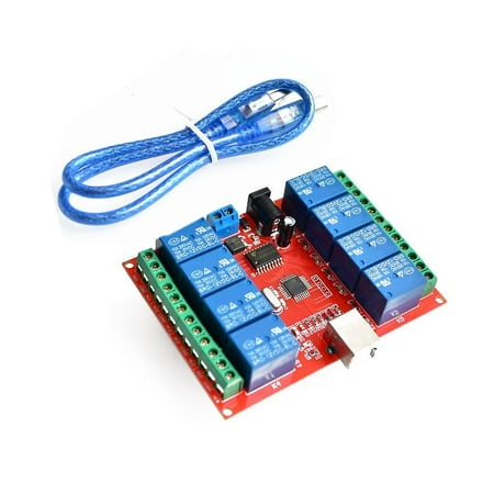 8 Channel 12v Relay Module /computer Usb Control Switch / Fr8 Channel ...