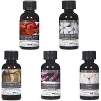 Hosley 5-Piece Fragrance Oil Set with Linen, Hawaiian Mist, Sweet Pea ...