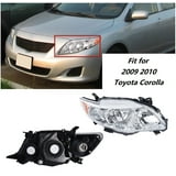 Labwork 2pcs Headlights Assembly Headlamps Housing L&R Fit for 2009 ...