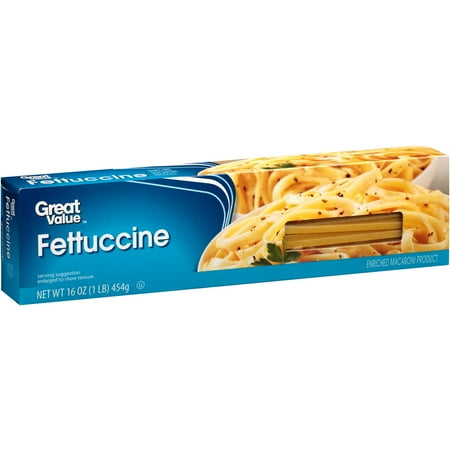 Great Value Fettuccine Pasta, 16 - Walmart.com