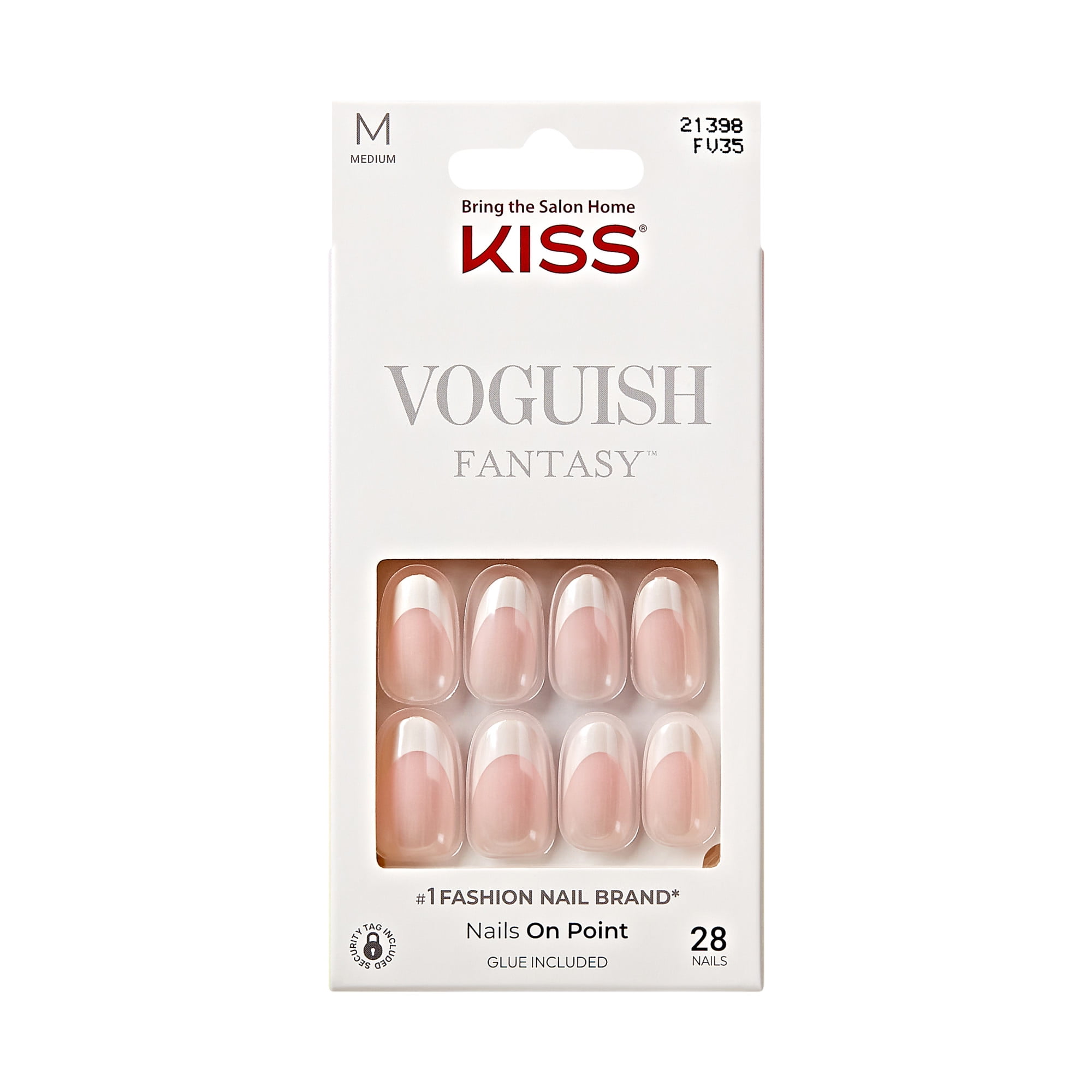 Click here for Kiss Voguish Fantasy - Golden Warmth  White  Oval... prices