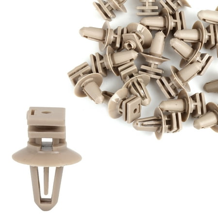 20pcs Seuil Moulage Plastique Réduire Clips Beige pour Voiture ...