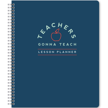 3Birds Design 12-Month Undated Teacher Planner, 9x11, Spiral Bound ...
