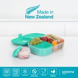 Sistema To Go Split Lunch Box, 1.1L Food Storage Container with 2 ...