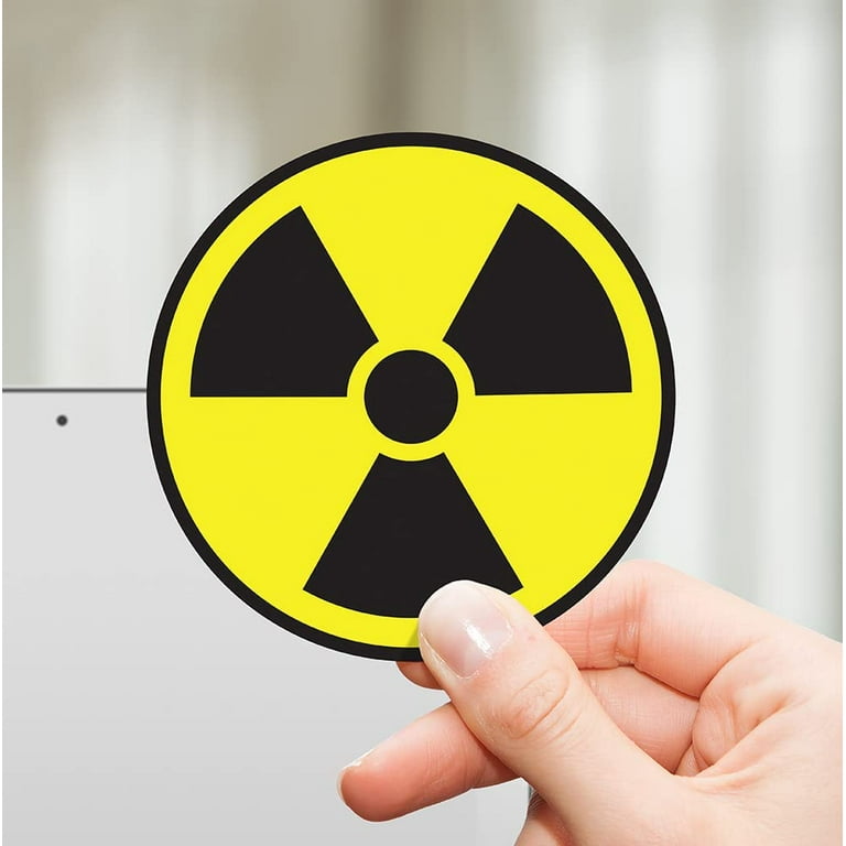 Nuclear Symbol Sticker Nuclear Radiation Symbol Stickers | Zazzle