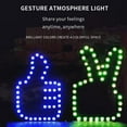 The Led Hand Sign Usb Colorful Remote Control Emotion Light Gesture Light Indicator Light Thumb