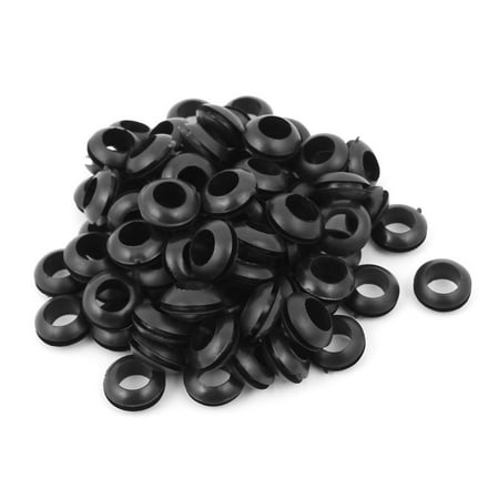 Protecteur câble électrique joint en caoutchouc noir passe-fils câblage ...