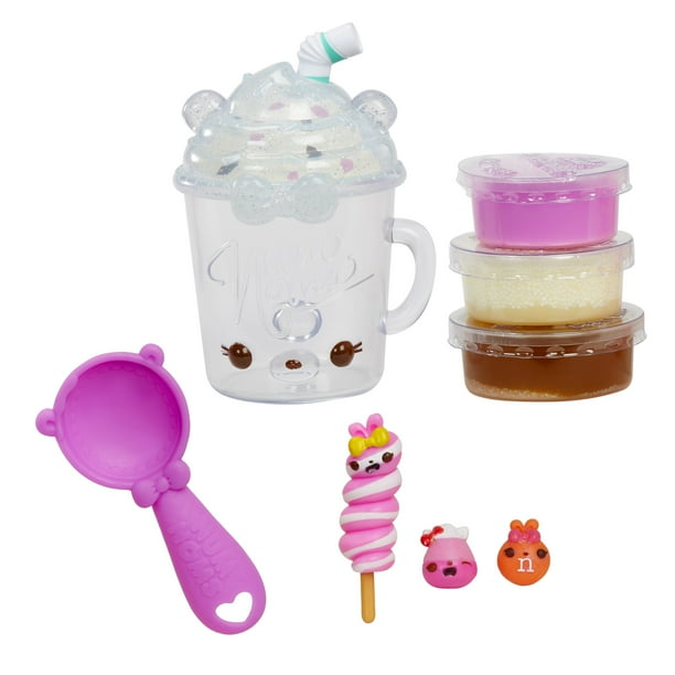 Num Noms Snackables Silly Shakes Neapolitan Shake Slime: Dig in the ...
