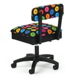 Arrow Adjustable Hydraulic Swivel Chair for Sewing, Crafting, & Storage ...