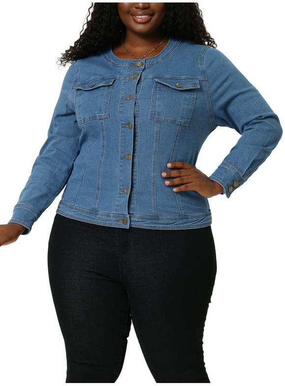 Women's Plus Size Denim Jackets