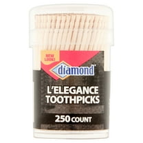 Diamond Bulk Regular Round Toothpicks, 250 Ct - Walmart.com