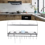 Sonoma White Nail Powder Wall Rack, Double Shelves 6 Tiers, Holds up to ...