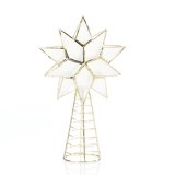 Small Gold Capiz Shell Star Tree Topper - Walmart.com