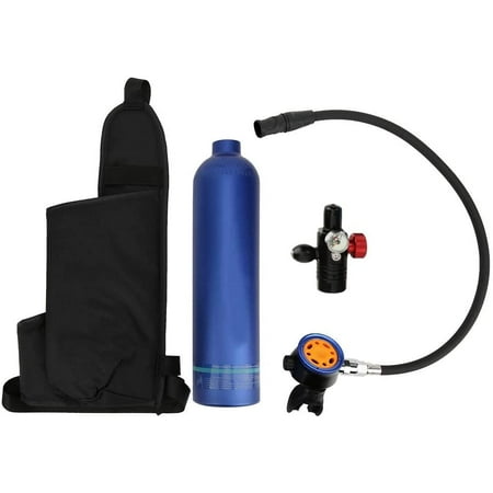 Scuba Diving Tank Equipment, 1L Diving Scuba Empty Blue Air Tank ...