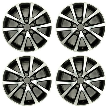 "Velospinner 16"" 16x6.5 Machined Black Alloy Wheel Set of 4 for ...
