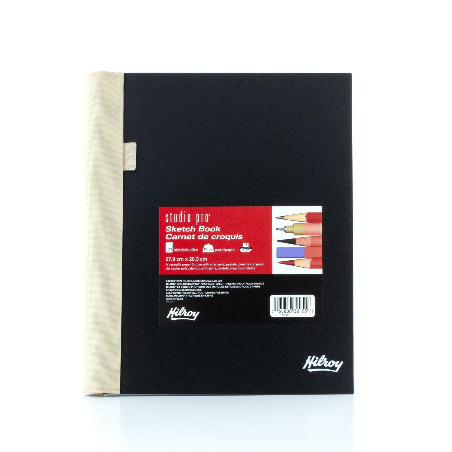 Click here for Hilroy Studio Pro Covered Spine Sketchbook 8x11 8... prices