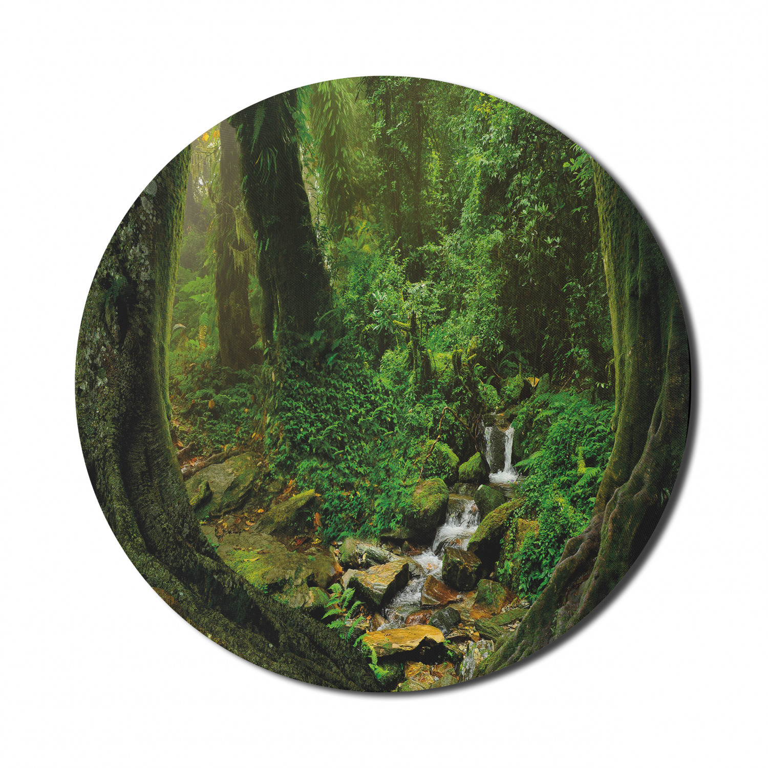 Nature Mouse Pad for Computers, Wonderland Forest Nepal Jungle ...
