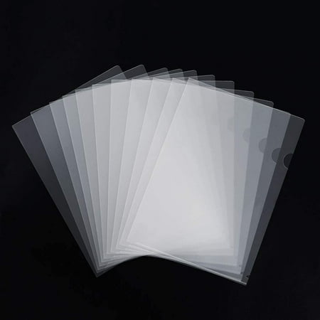 36 Pack Plastic Clear Document Folder ,Letter/ A4 Size Transparent L ...