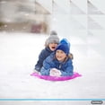 Superio Round Snow Saucer Sled, Circle 26 " Fuchsia Pink Avalanche ...