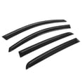 Ikon Motorsports Window Vent Visor, Smoke Acrylic Rain Guard for 10-14 ...