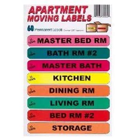 Uboxes Apartment Moving Labels Identify Box Contents with 60 Labels ...
