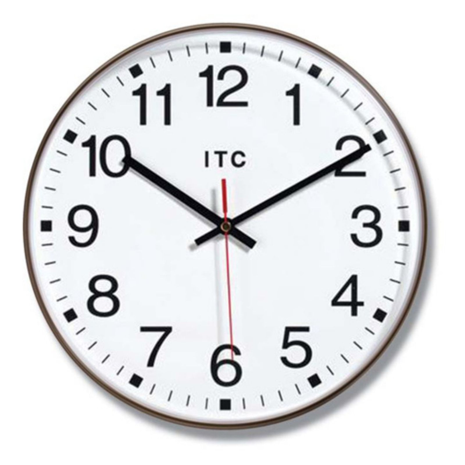 Infinity Instruments Basic 12-Inch Traditional Wall Clock - Walmart.com