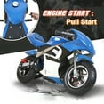 Mini Gas Power Pocket Bike for Kids Motorcycle, 40CC 4-Stroke Ride on ...