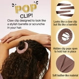 scunci Dusty Rose Pop It Claw Clip and Barrette 1 Count Unisex Hair ...
