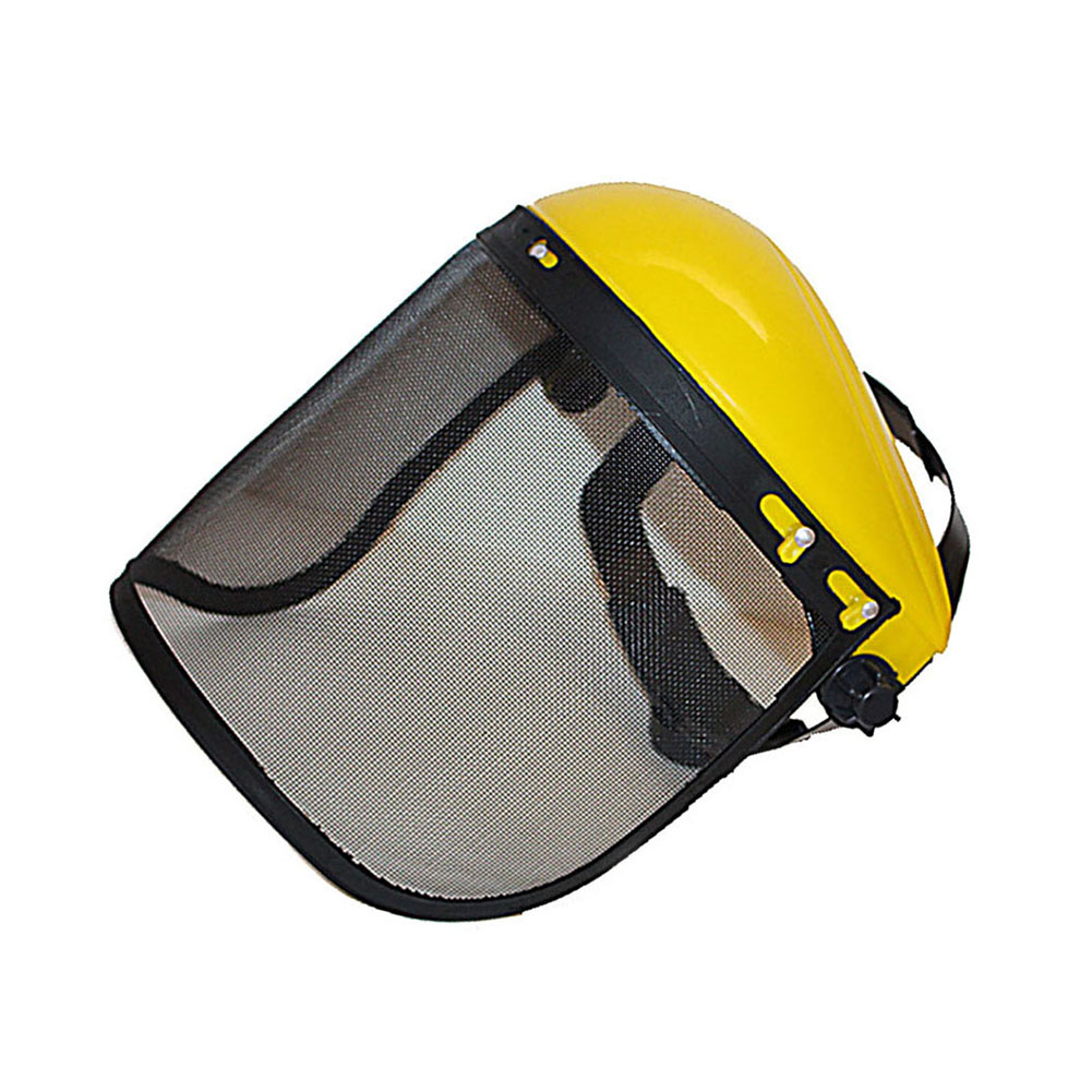 Buy BONYOUN Garden Grass Trimmer Safety Helmet Full Face Mesh Visor ...