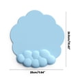 Cloud Wrist Rest Pad Memory Foam + Rubber Base Anti-slip Silicone Wrist ...
