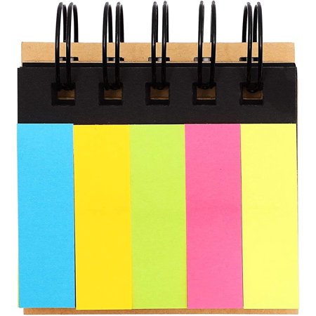 Sticky Note Set With Spiral Binding (die-cut, 200 Sheets, 3 Pack ...