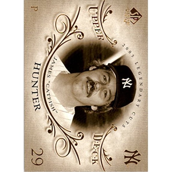 2005 SP Legendary Cuts #13 Catfish Hunter MLB Baseball Trading Card ...