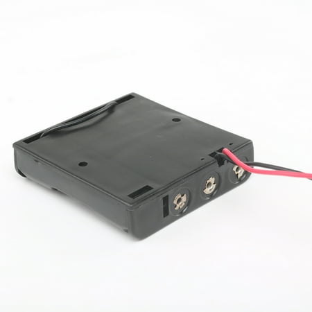 Plastic Battery Storage Case Box case Battery Holder Cells for 4x AAA ...