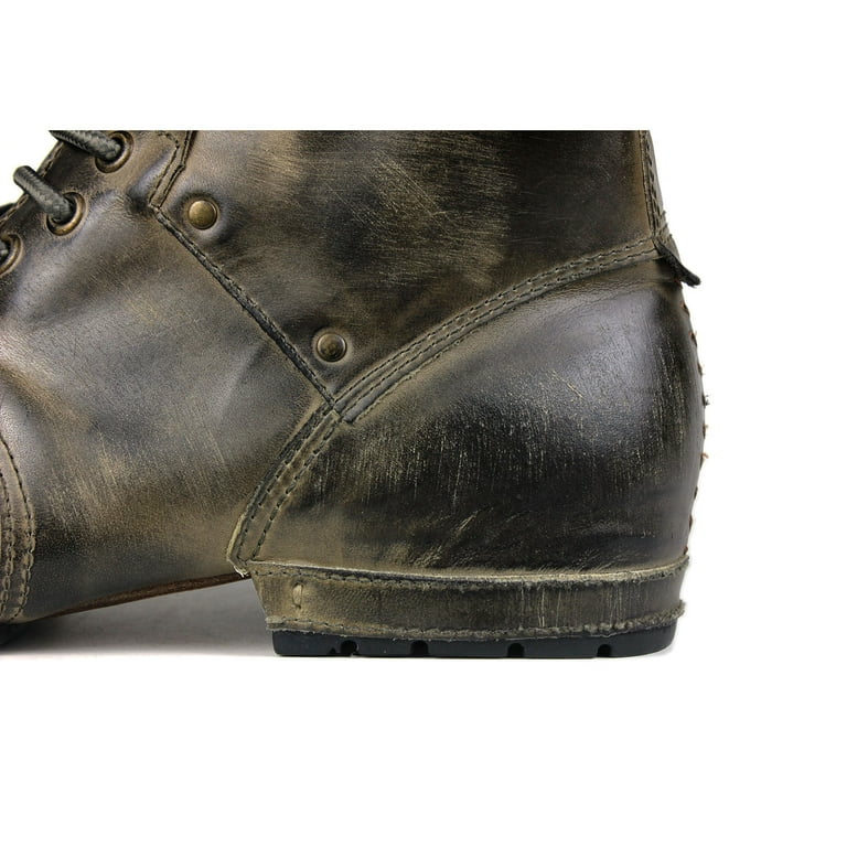 OSSTONE Moto Boots Chukka Boots for Men Fashion Lace-up OSSTONE Moto Boots Chukka Boots for Men Fashion Lace-up