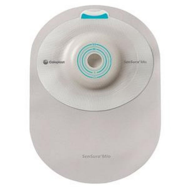 SenSura Mio Convex Ostomy Pouch, One-Piece System, 8.25 Inch Length, Maxi, 1 Inch Stoma, Closed ...
