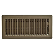 Imperial Plastic Floor / Ceiling Register, 4X10 In., Brown - Walmart.com