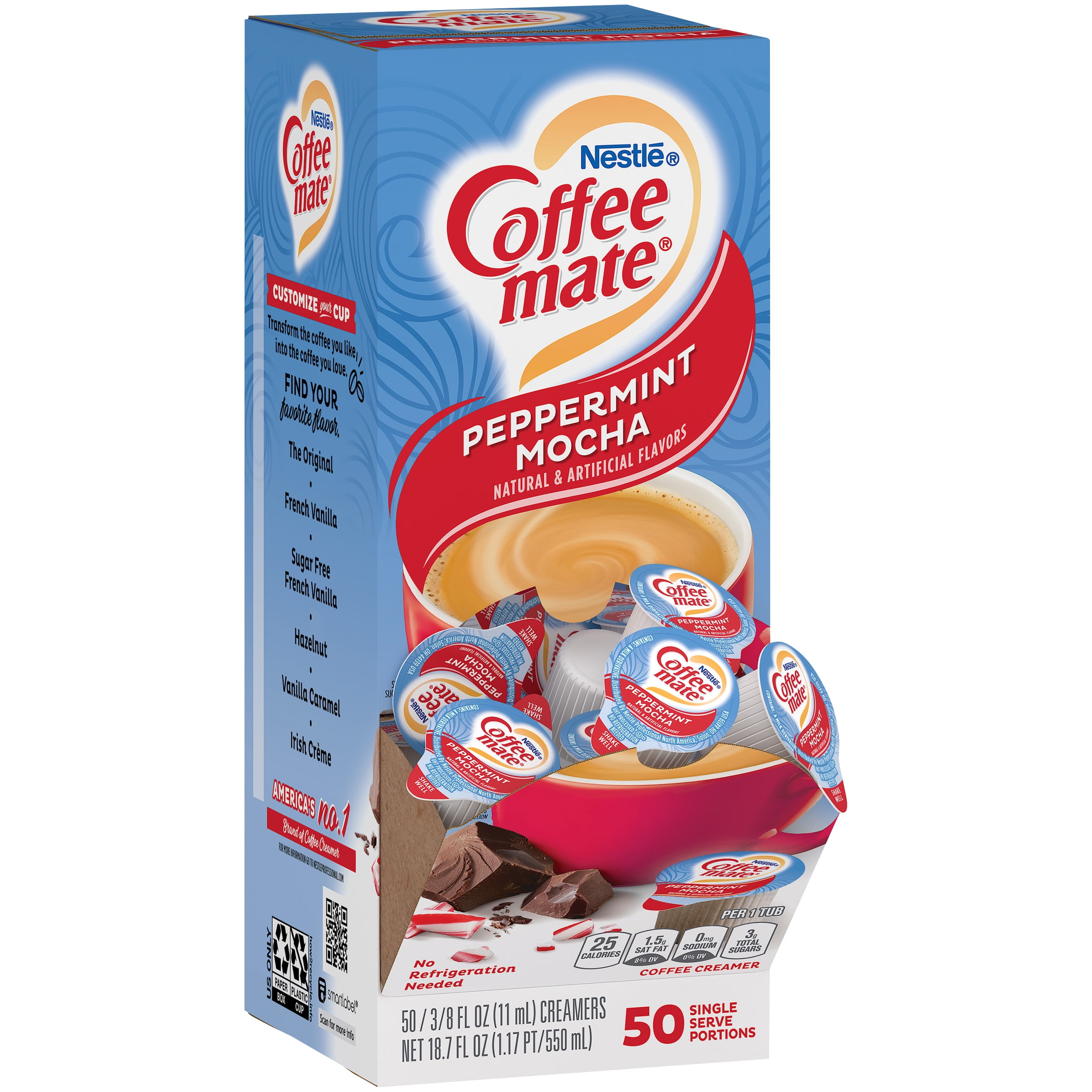 Peppermint Mocha Coffee Creamer Singles - Coffee Mate Peppermint Mocha ...