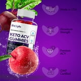 Bio Lyfe Maximum Strength Keto ACV Gummies with Apple Cider Vinegar ...