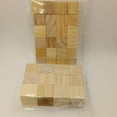 1.17 Inch Wooden s, Bag Unfinished Blank Square Wood Blocks, for ...