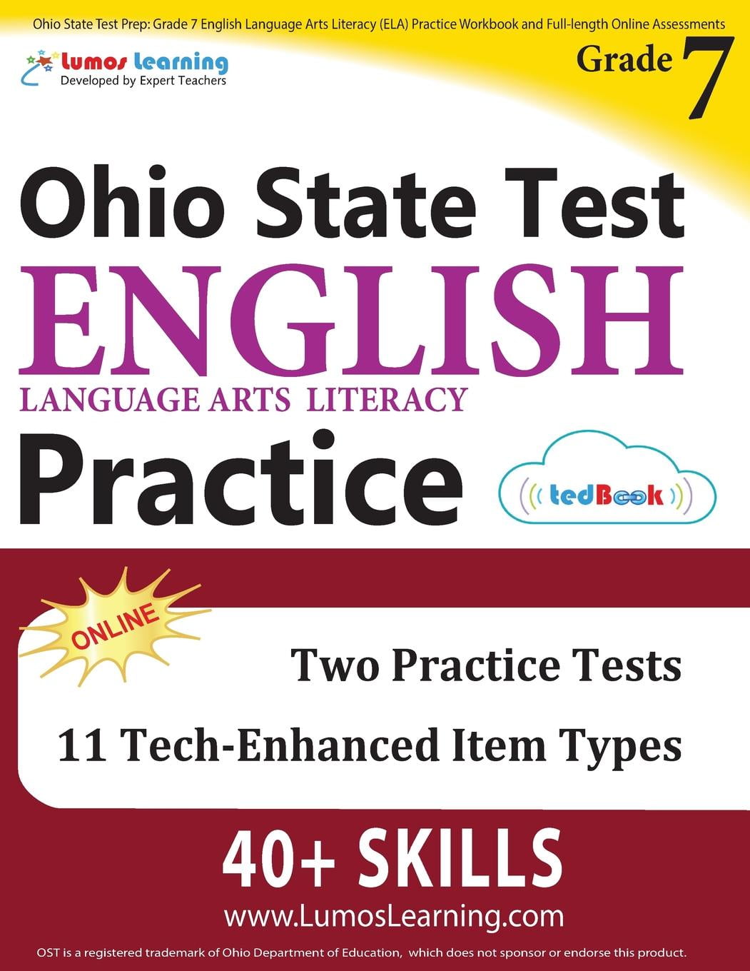 Ohio State Test Prep Grade 7 English Language Arts Literacy Ela Ohio State Test Prep Grade 7 English Language Arts Literacy Ela