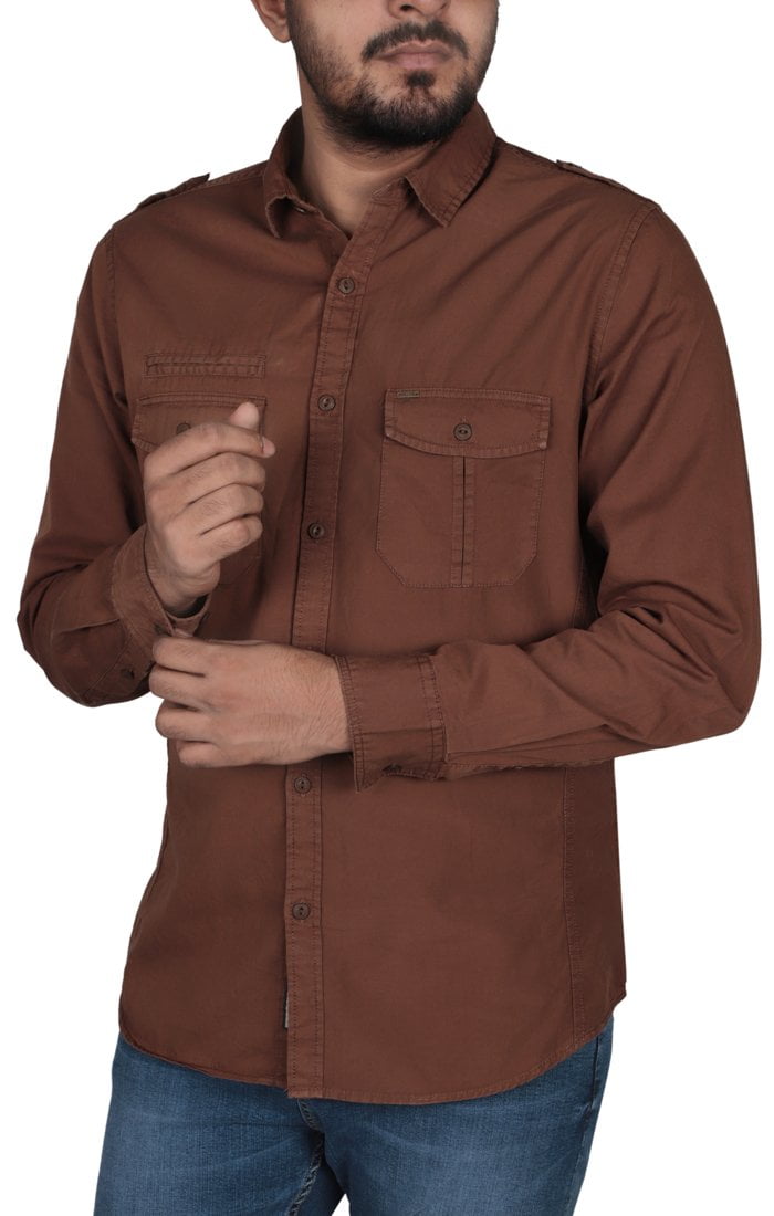 Men's Casual Shirt COPPER | Walmart Canada