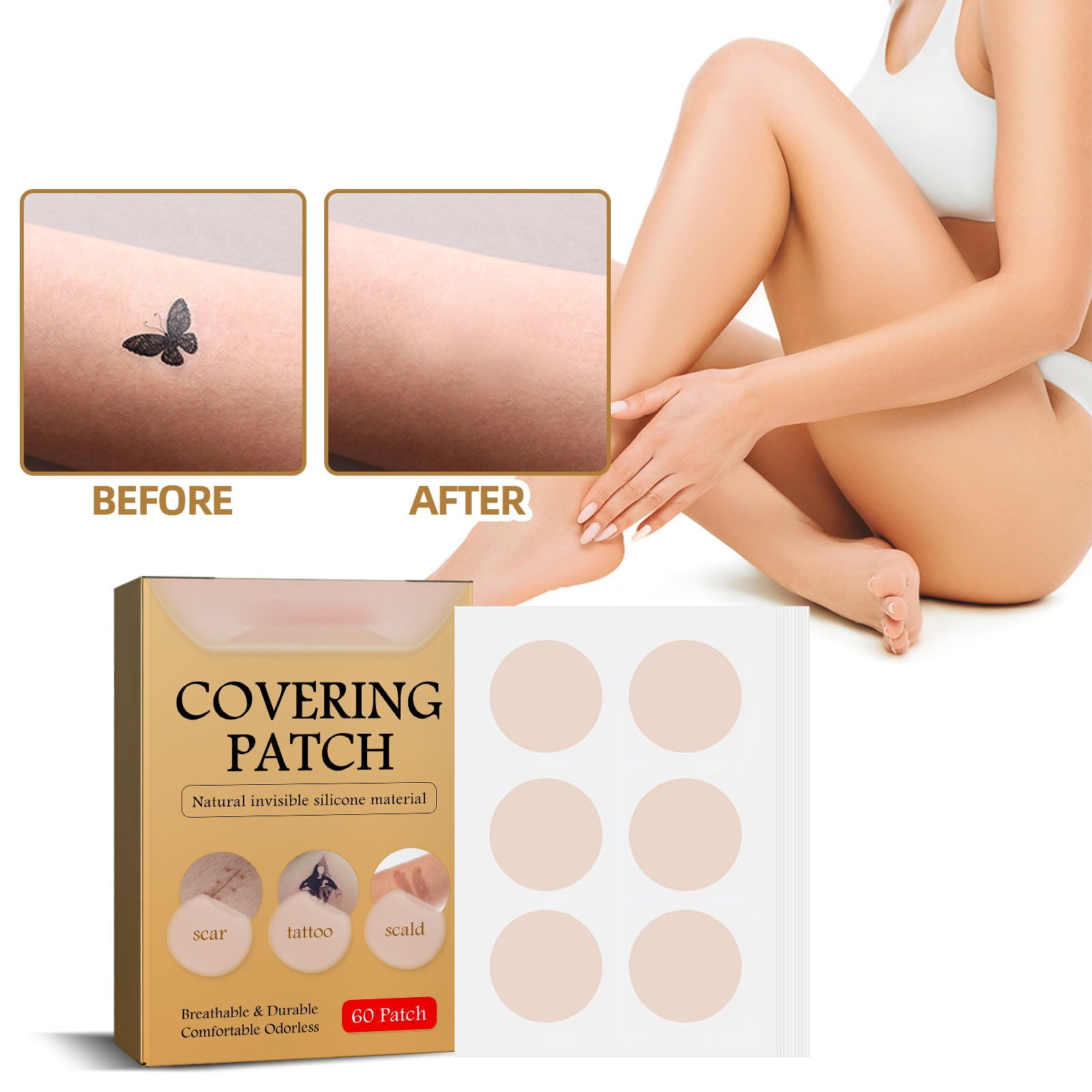 Click here for Wifklsiipg Skin Invisibles Concealer Sticker Tatto... prices