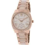 Michael Kors Women's Ritz Rose Gold-Tone Chronograph Watch MK6307 ...